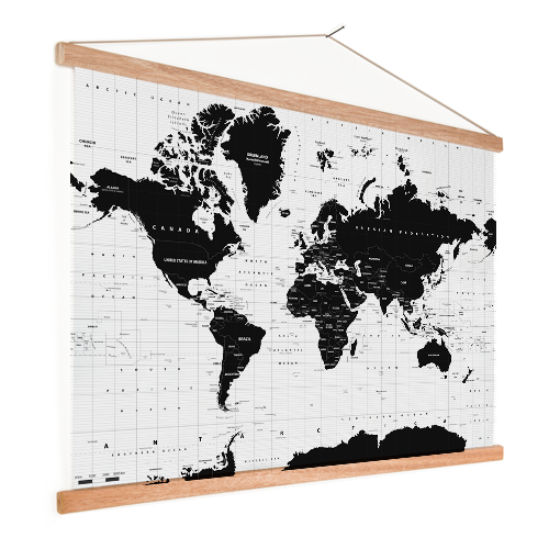 Wereldkaart Aan Je Muur? -40% Eindejaarskorting - Wereldkaarten.nl